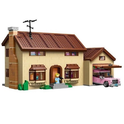 Unbuild Lego The Simpsons House (71006) With 2523 Pieces. Generic ...