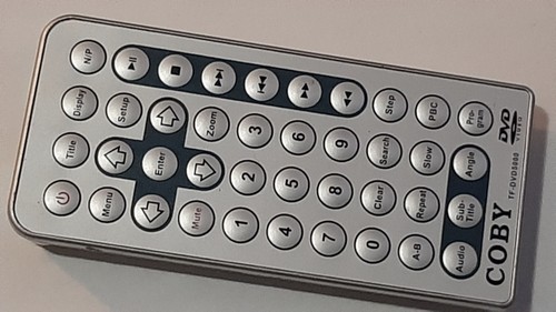 Coby Remote Control for DVD Video TF-DVD5000 Silver In Color | eBay