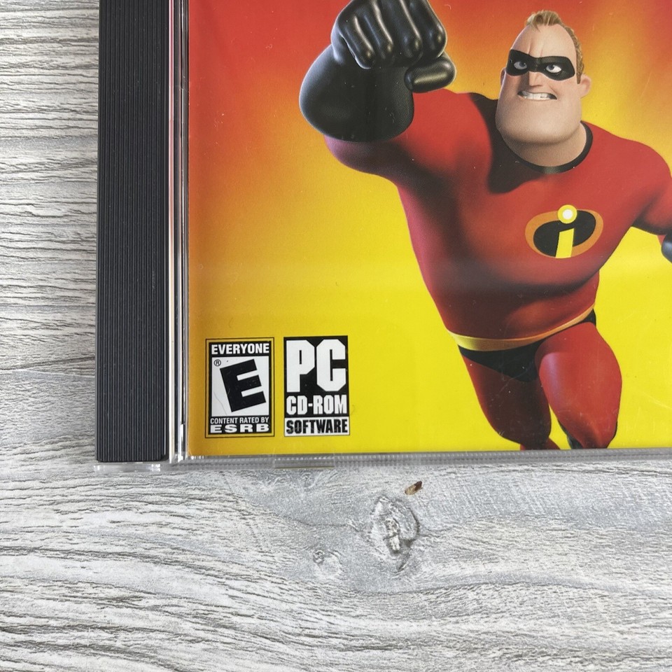The Incredibles PC-CD ROM Print Studio Disney Pixar CD-ROM Windows 98 ...