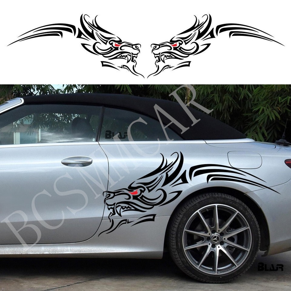 Car Dragon Styling Stickers Graphic For Auto Vinyls Decals Scratch ...
