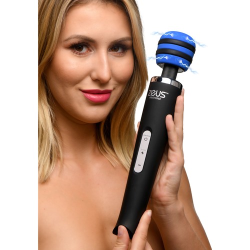Zeus Blue-Arc E-Stim Vibrating Massage Wand Sex Toy Bondage Forced Orgasm Toys | eBay