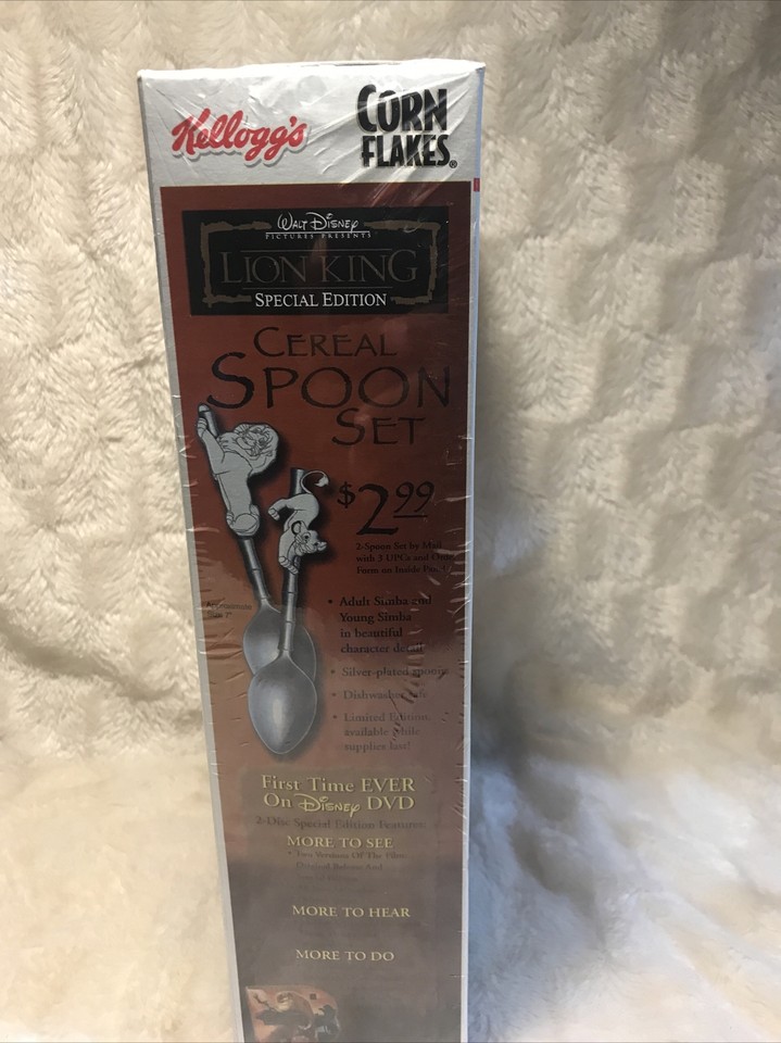 2004 Walt Disney’s The Lion King Special Edition Kellogg’s Corn Flakes ...