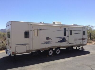 Holiday Rambler Savoy Rv Camper Logo Decal Set Palm Trees Sunset ...