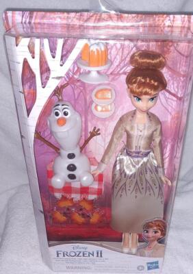 Disney Frozen 2 Anna & Olaf's Autumn Picnic Anna 10.5"H New | eBay