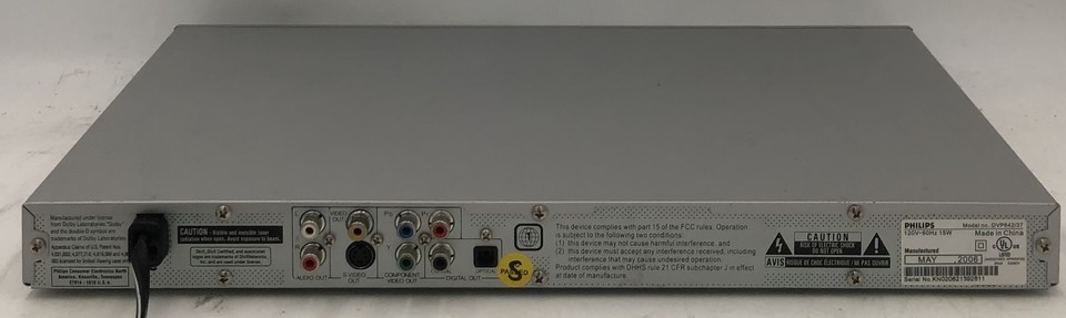 Philips DVP642 Progressive Scan DVD Video Player | eBay