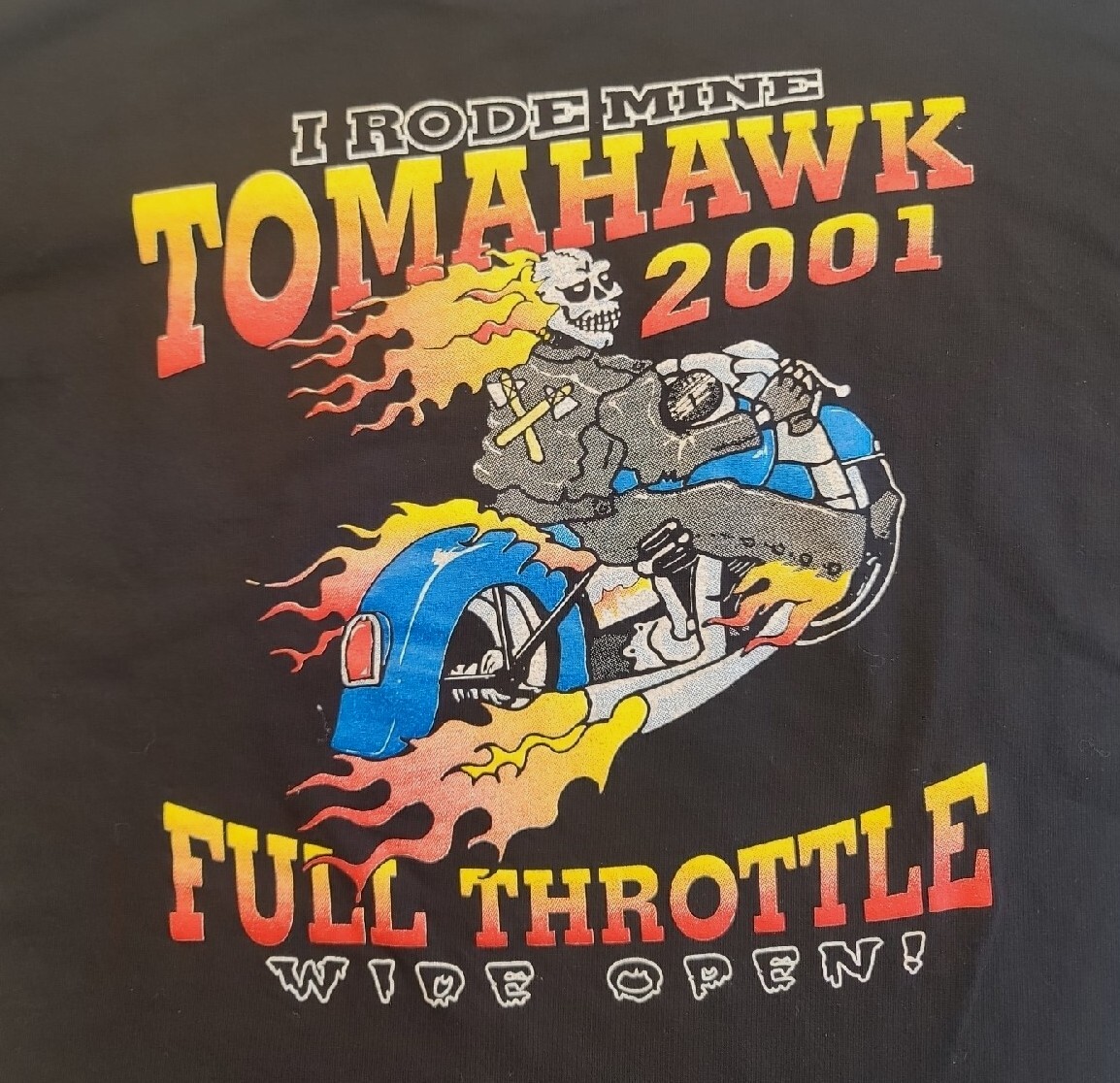 Full Throttle Wide Open Tomahawk 2001 Skeleton Rider … - Gem