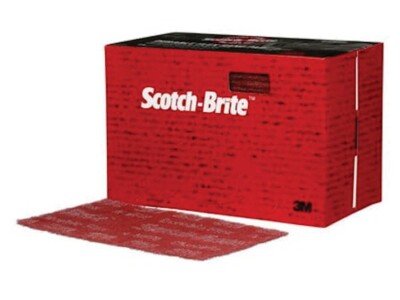 3M Scotch Brite 64659 Scuff Pads Very Fine Maroon Red Hand Sanding Pads ...