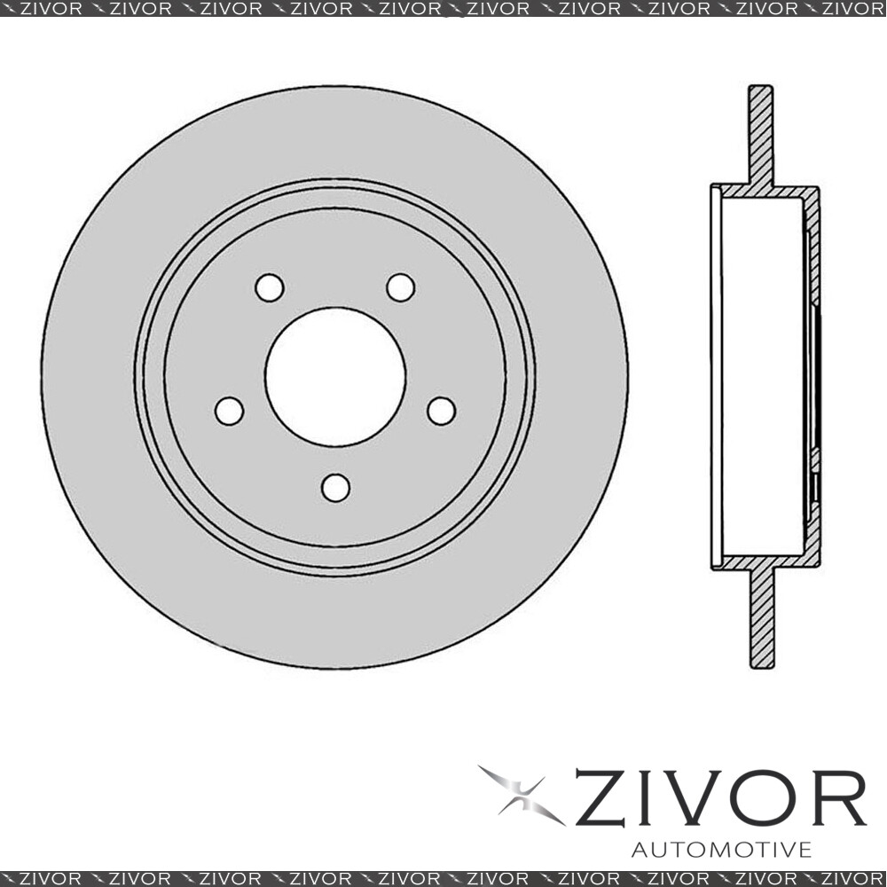 PROTEX Rotor - Rear For MAZDA TRIBUTE 5Z 4D SUV 4WD 2006 - 2008 By ...