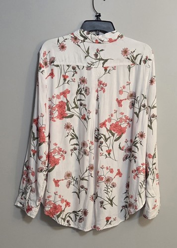 George Beautiful Long Sleeve Floral Botton Up Blouse Size XL 16/18 | eBay