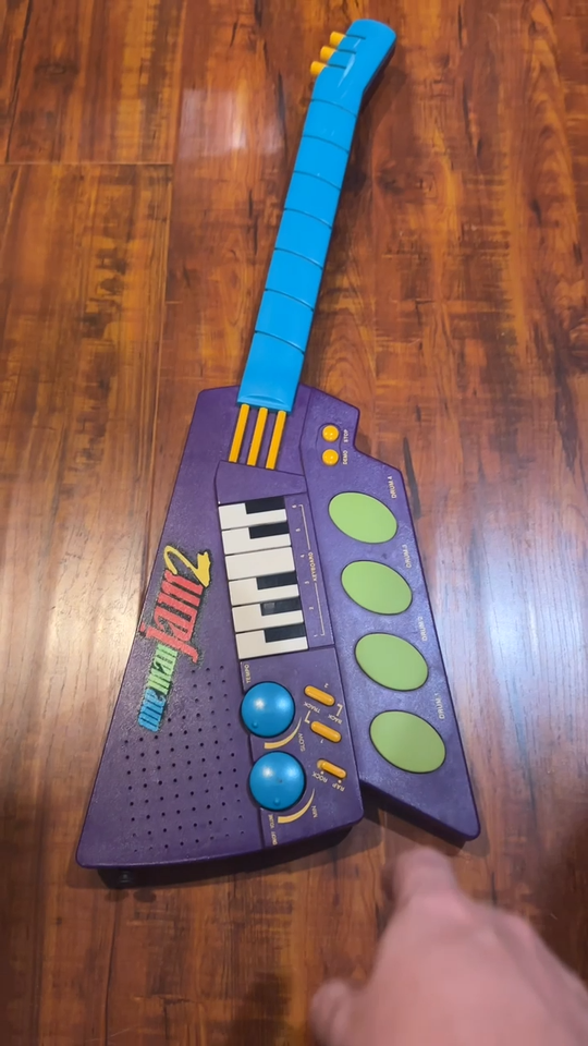 Vintage 1999 One Man Jam 2 MGA Toy Keyboard Drums Electronic Guitar ...