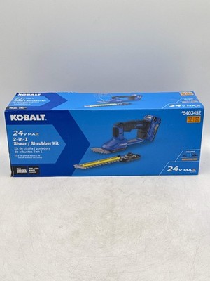 Kobalt 5403452 - 24V 2-in-1 Cordless Grass Shear & Shrubber Hedge ...