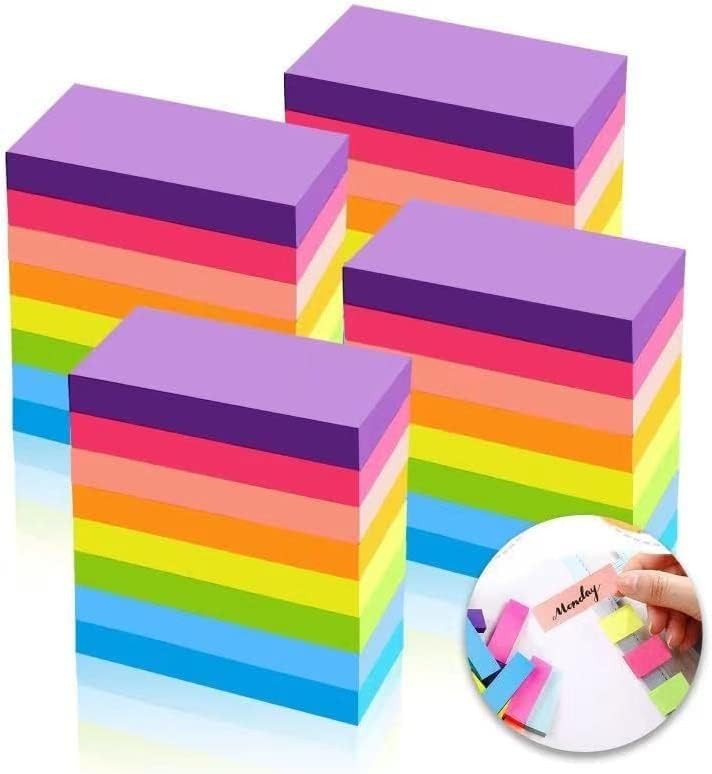 - Sticky Notes, 1X3 Inch, 2160 Sheets, Bright Colors, Small Sticky ...