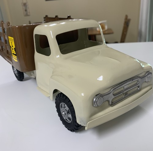 Vintage 1950s Pressed Steel Buddy L Custom Cattle Truck. Refinished. | eBay