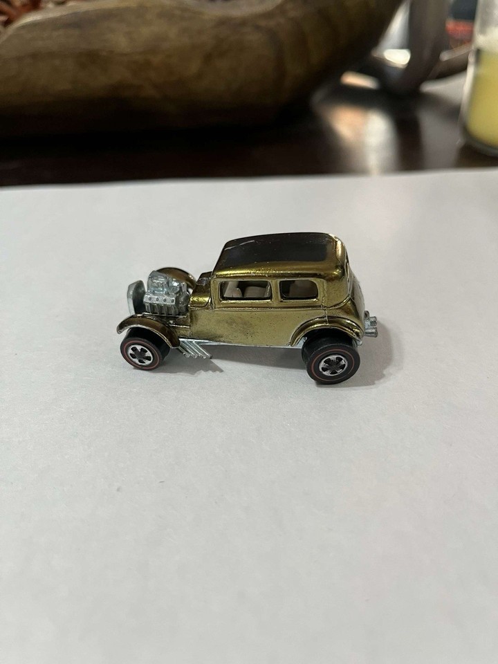 Hot Wheels Redline Classic 32 Ford Vicky Gold 1968 Diecast Car | eBay