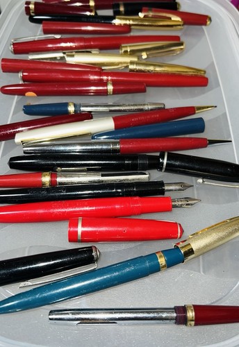 Vintage Gold Pens Lot For Parts 25pcs | eBay