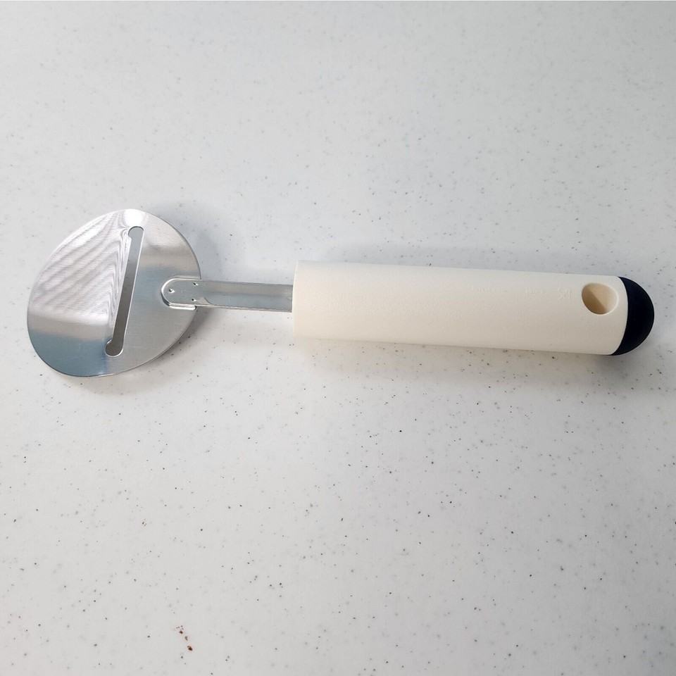 Vintage Tupperware Cheese Slicer Stainless Steel White Handle | eBay