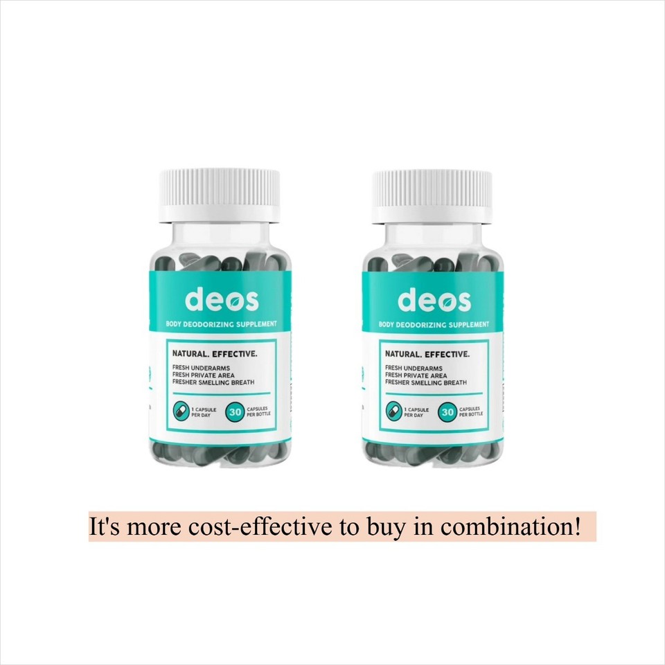 NEW DEOS Body Deodorant Supplement – Full Body Deodorizer for Gut ...