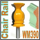 1 PC 1/2" SH 2-3/4 Blade Long Chair Rail Molding Router Bit for #390 ...