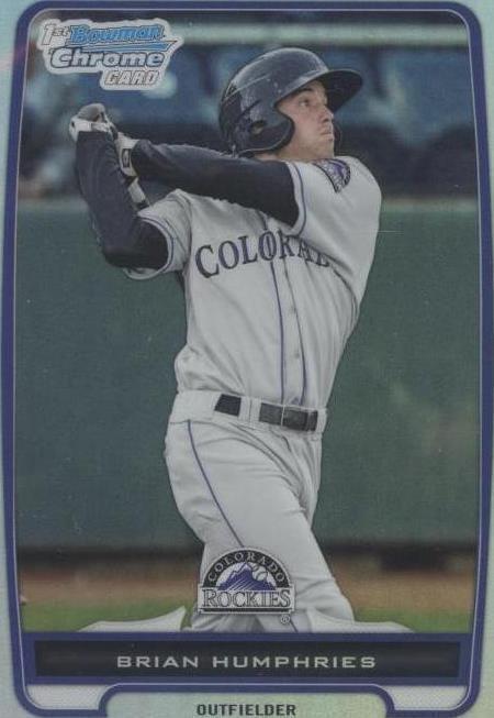 2012 Bowman Chrome - Prospects Brian Humphries #BCP180 Refractor (RC ...