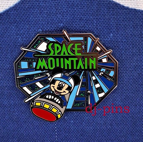 Disney Parks Mickey Mouse Riding Space Mountain Attraction Pin U1 | eBay