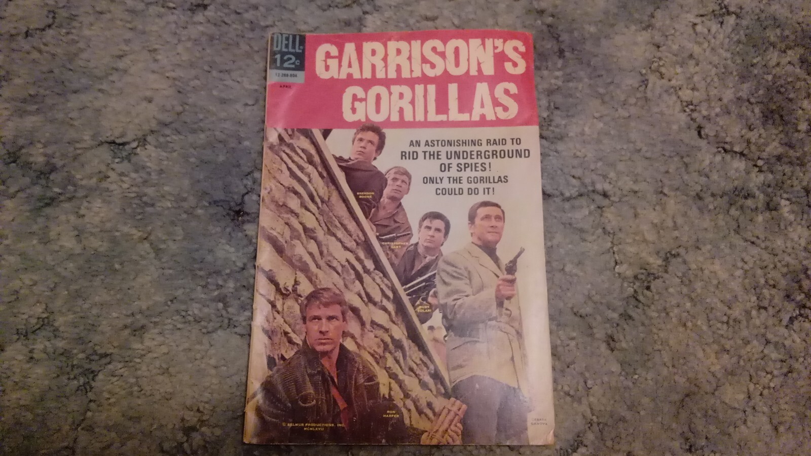 VINTAGE 1968 Dell Comics GARRISON'S GORILLAS TV Show Comic Book #2 | eBay