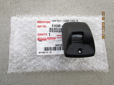 05 - 16 TOYOTA TACOMA REAR DRIVER LEFT SIDE LICENSE PLATE LIGHT LENS ...