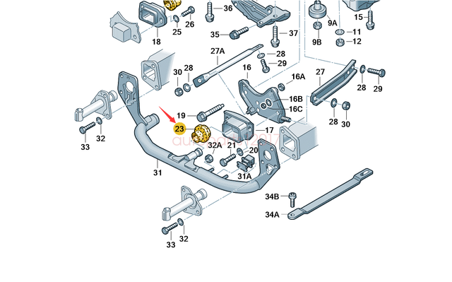 Genuine Engine Mount for AUDI A4a6 PASSAT 8D0199339P for sale online | eBay