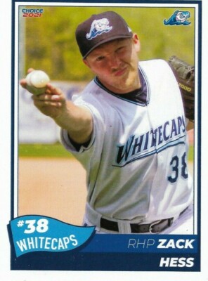 2021 West Michigan Whitecaps Zack Hess Detroit Tigers | eBay