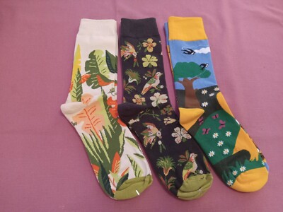 3-Pack Women's & Girl's Novelty Socks New WO Tags-Assorted Themes-Fast ...