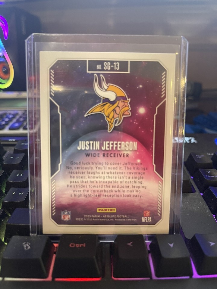 2023 Justin Jefferson Panini Absolute Star Gazing #SG-13 | eBay