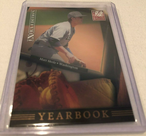 2011 Elite Extra Edition Baseball Matt Skole Washington Nationals ...