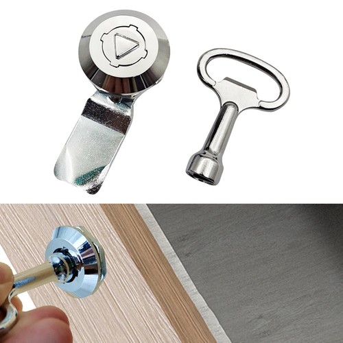 Triangle cam Lock Easy to Install with Triangle Socket Key Cabinet Lock ...