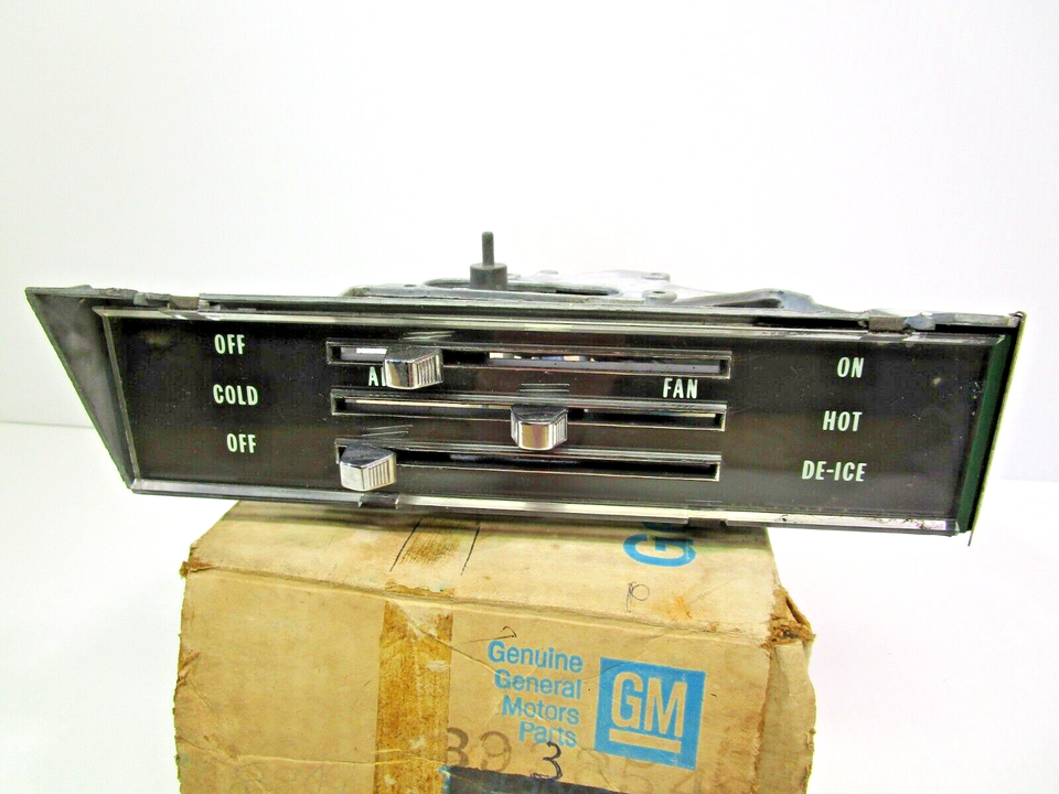 NOS GM 1968 CHEVROLET CHEVELLE HEATER CONTROL HOUSING ASSEMBLY #3938542 ...