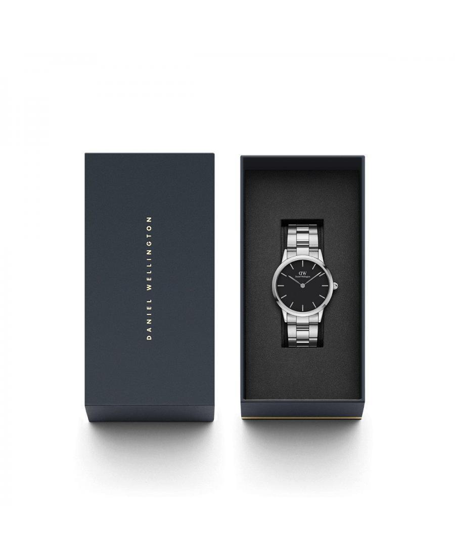 Daniel Wellington DW00100204 Iconic Link Silver 36mm Black for sale ...