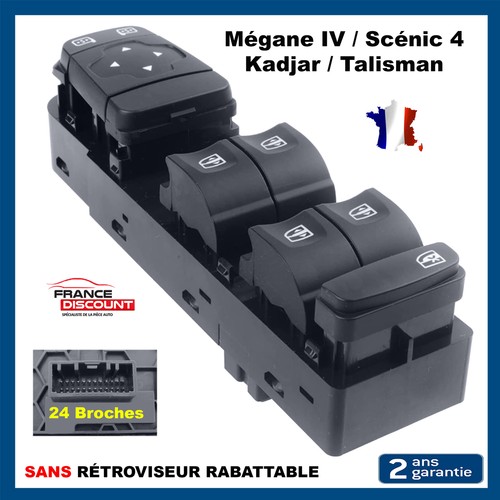 Controllo Pulsante Alzacristalli Porta Lato per Taslisman Megane IV ...
