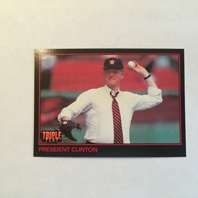 1993 Triple Play President Bill Clinton Card # 32 | eBay