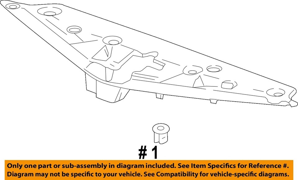 GM OEM 17-23 Bolt EV Radiator Support Splash Shields-Sight Shield ...
