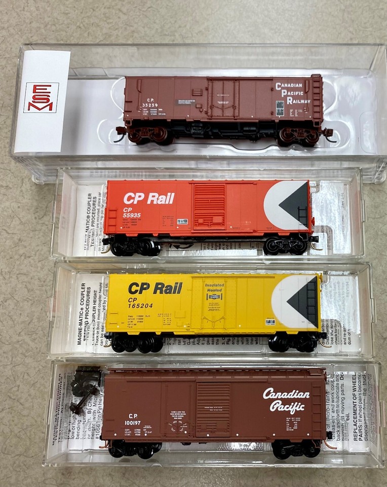 N Gauge lot of Soo Line, Canadian Pacific, and Canadian National ...