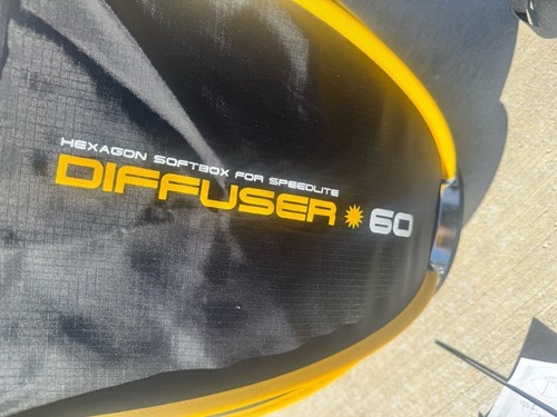 Diffuser 60 Hexagon Soft box For Speedlite New With Carry Bag | eBay