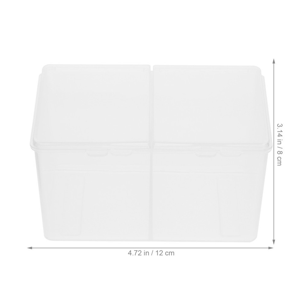 3Pcs Nail Polish Remover Cotton Pad Dispenser Case Holder Box Cosmetics ...