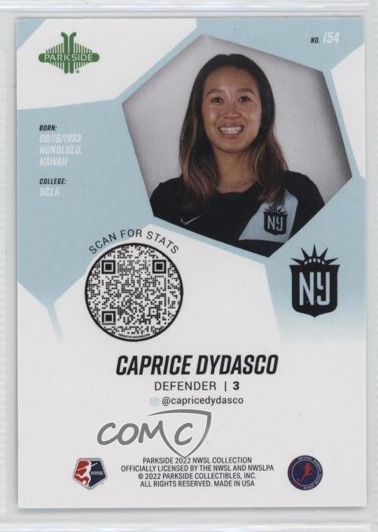2022 Parkside NWSL Target Red Foil Caprice Dydasco #154 | eBay