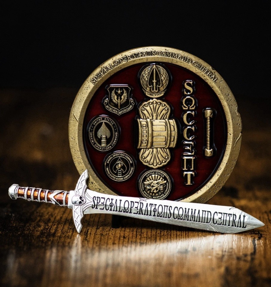 Special Operations Central Command SOCCENT Task Force 3" Challenge Coin ...