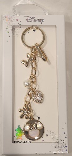 Disney Minnie Mouse Rhinestone Key Chain Bag Charm | eBay