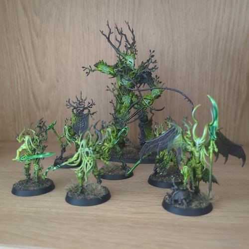 Sylvaneth Age of Sigmar Warhammer Painted Treelord Arch-Revenant & Tree ...