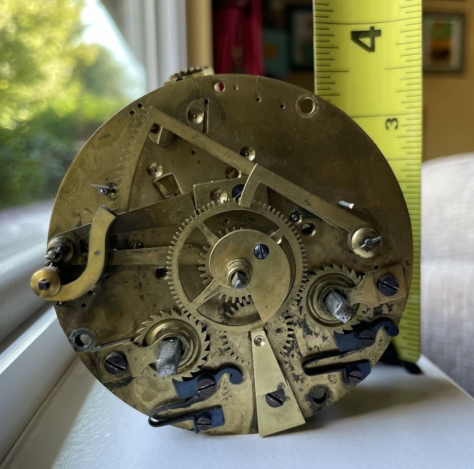 Medaille De Bronze J Marti Large French Clock Movement & Pendulum | eBay