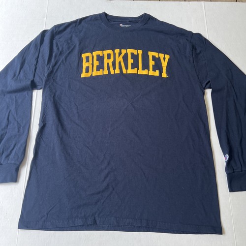 New UC Cal Berkeley Golden Bears L/S Shirt XL Blue NCAA University Of ...