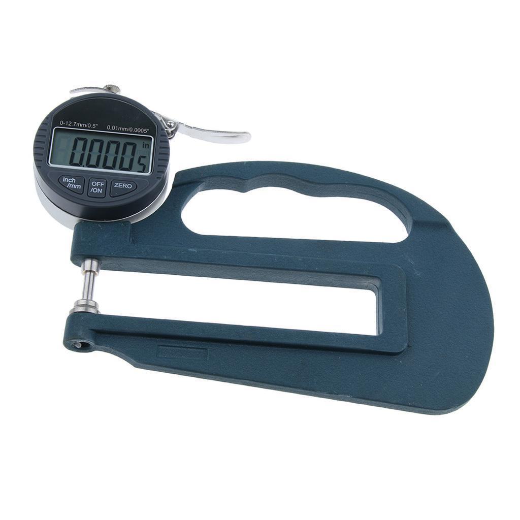 Digital Thickness Gauge Thickness Caliper Meter Measure Tools 0-12.7mm ...