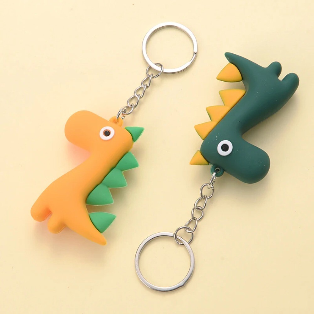 Cute Key Chain Cartoon Little Dinosaur Mini Key Holders New Key Ring | eBay