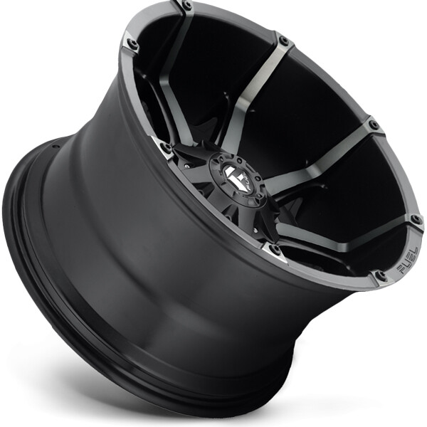 (Set-4) Fuel D556 Coupler 18x9 6x135/6x5.5" +1mm Black/Tint Wheels Rims ...