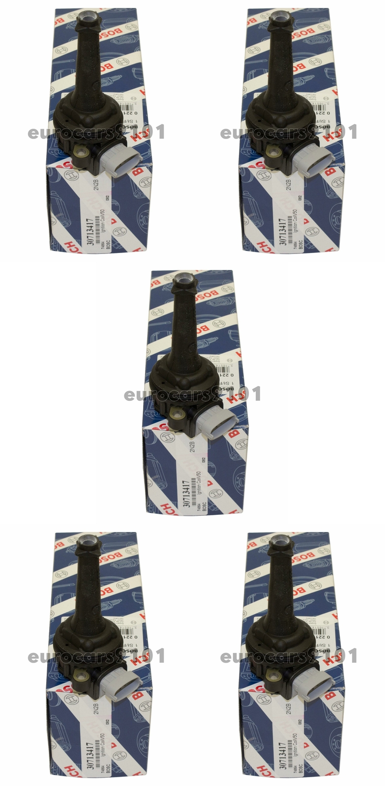 Set of (5) Volvo S60 Bosch Ignition Coils 0221604010 30713417 | eBay